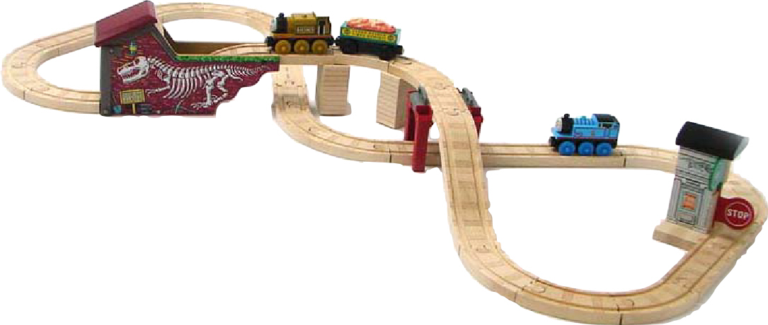 Thomas-saurus Rex train set